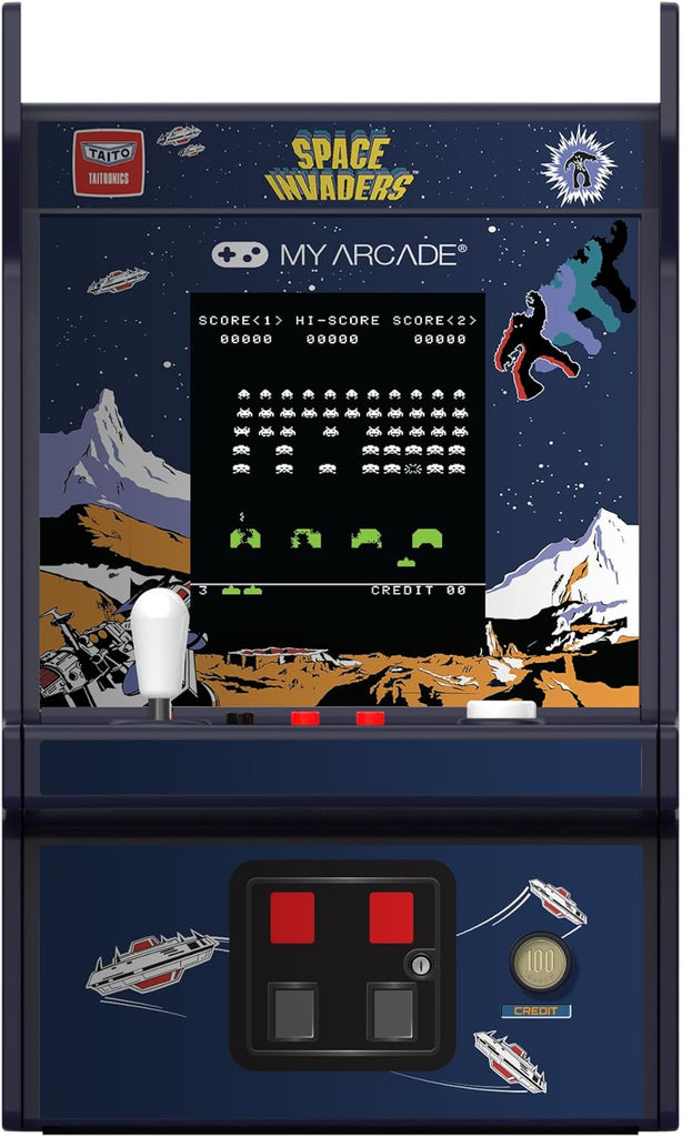 My Arcade Space Invaders Micro Player Pro: 6.75" Mini Arcade Machine V ...