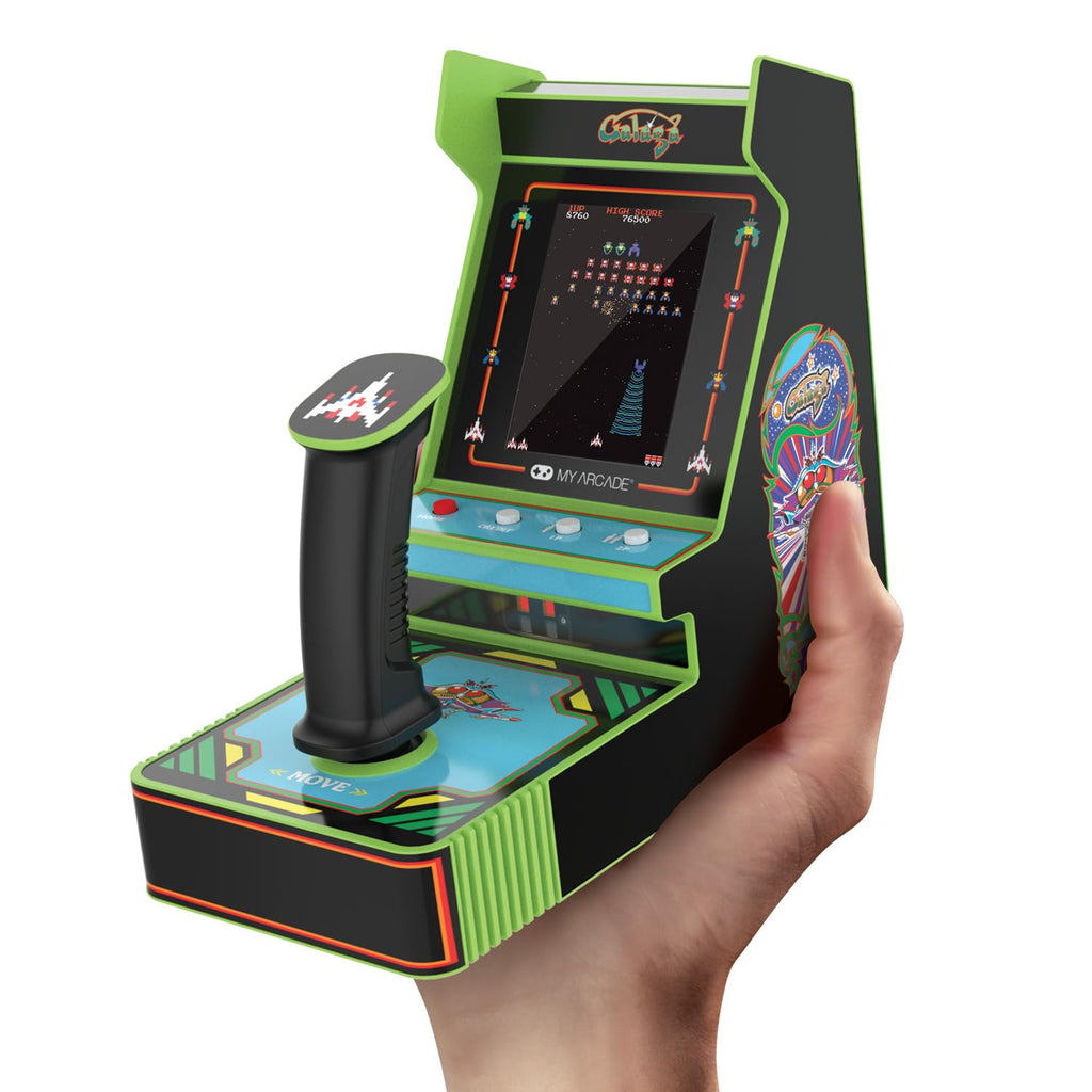 My Arcade Galaga Joystick Player 2in1 Galaga & Galaxian Mini Arcade Ma ...