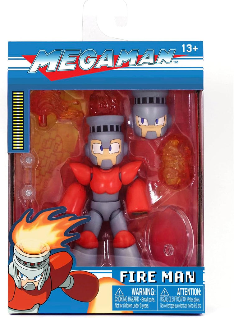 Mega Man Fire Man 1/12 Scale Action Figure Toys for Kids and Adults Of ...