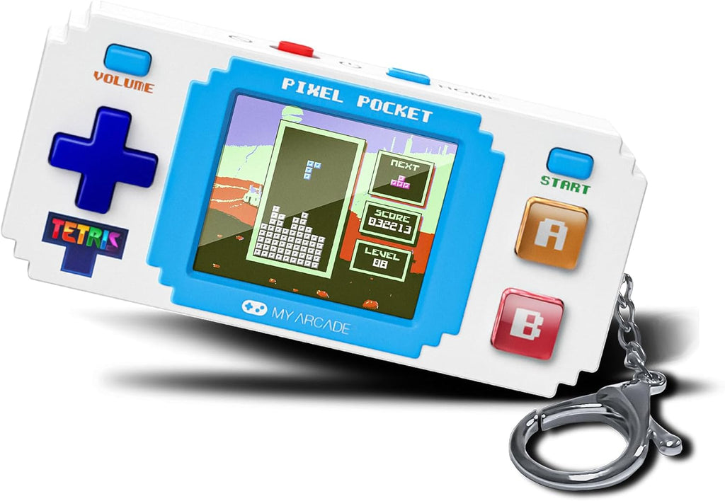 My Arcade Tetris Pixel Player Officially Licensed Tiny Portable Keycha ...
