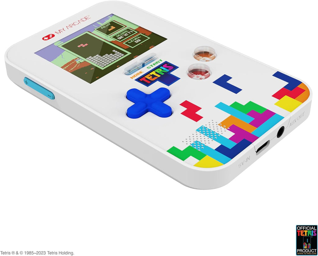 My Arcade Tetris Go Gamer Portable Electronic Game Video System with 3 ...