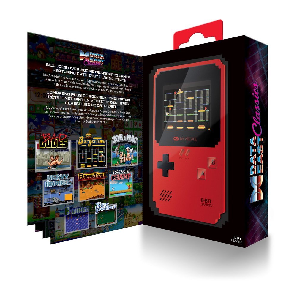 MY ARCADE Pixel Classic Portable Handheld 300 Built-in Video Games+Dat ...