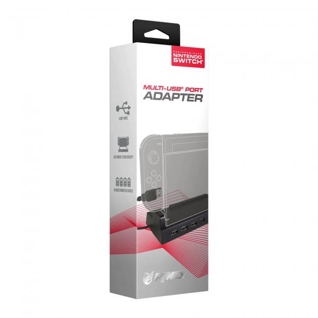 KMD Multi-USB 4 Port Controllers Adapter Dock for Nintendo Switch ...