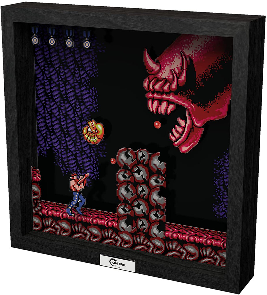 Pixel Frames Contra: Dragon God Java 9x9 Shadow Box Art - Officially L ...