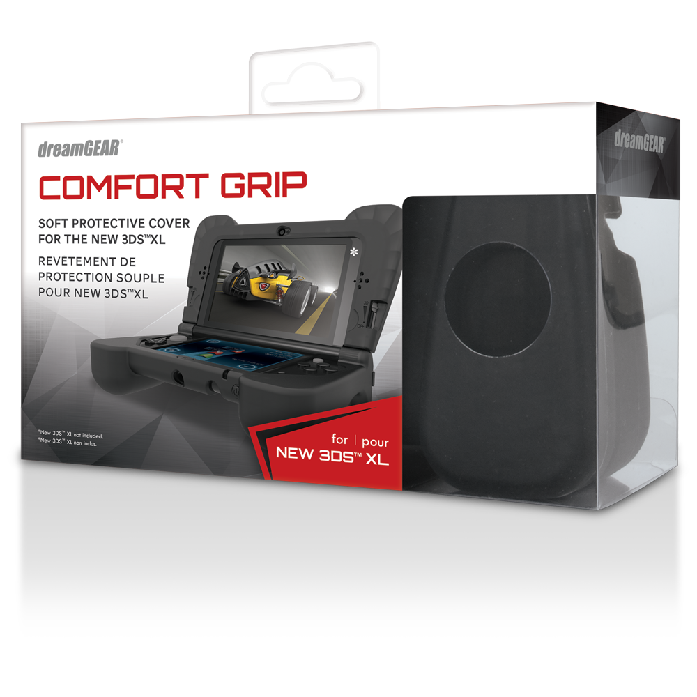 Nintendo 3DS XL Comfort Grip Case - Black – Gametronex.com