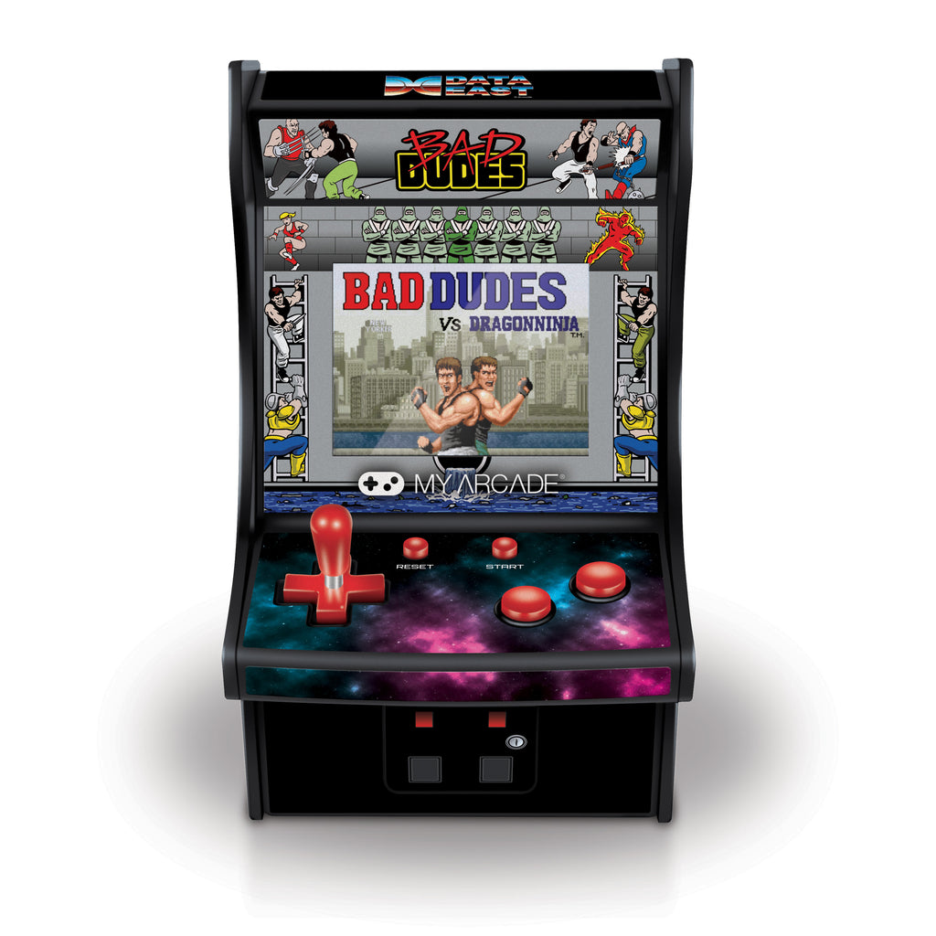 MY ARCADE Bad Dudes Micro Arcade Machine Portable Handheld Video Game ...