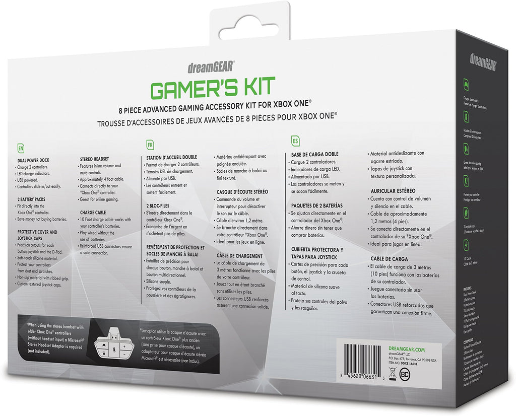 dreamGEAR Xbox One Advanced Gamer's Starter Kit – Gametronex.com